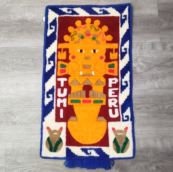 Hand Crafted | Wall Decor | Vtg Tumi Peru Artisan Tapestry Wall Hanging ...
